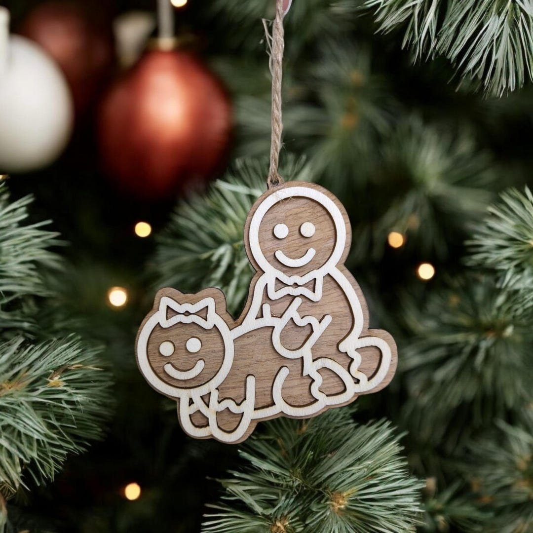 Rude Christmas Baubles Gingerbread Naughty Xmas Decorations Blw Job ...