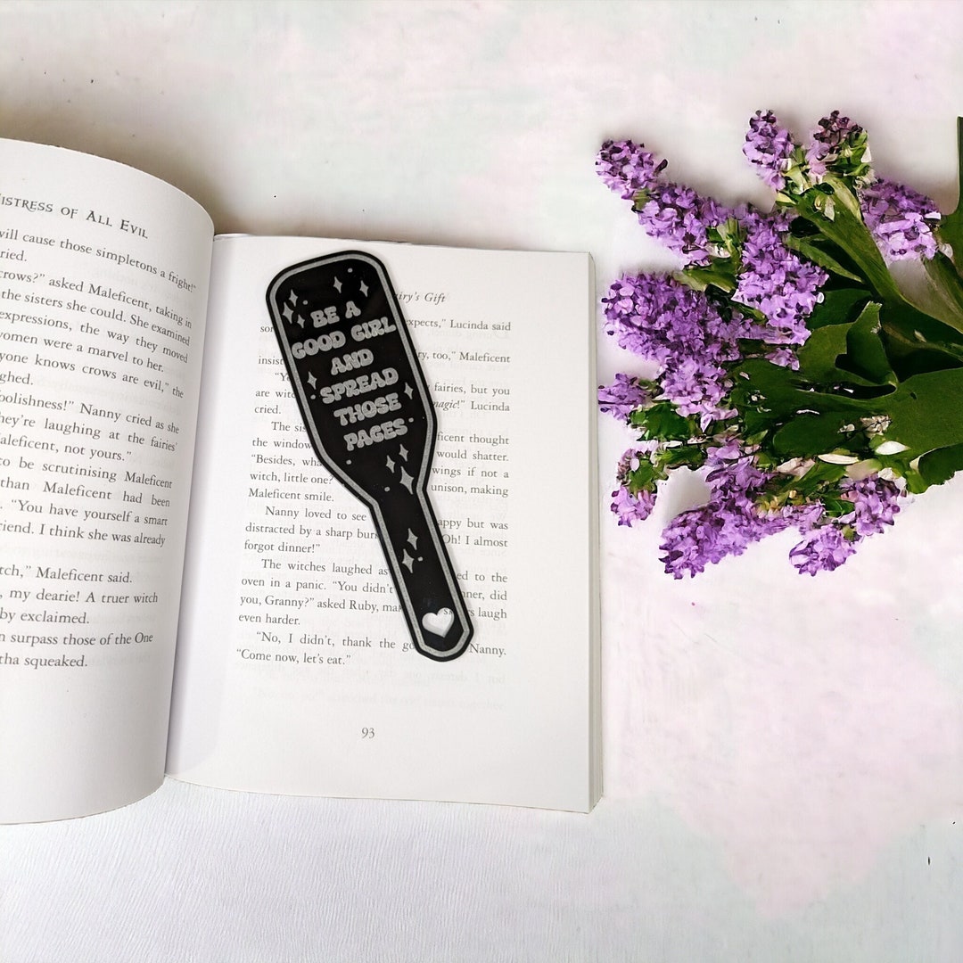 Spanking Paddle Shaped Bookmark Spread Those Pages Naughty Bookmark ...