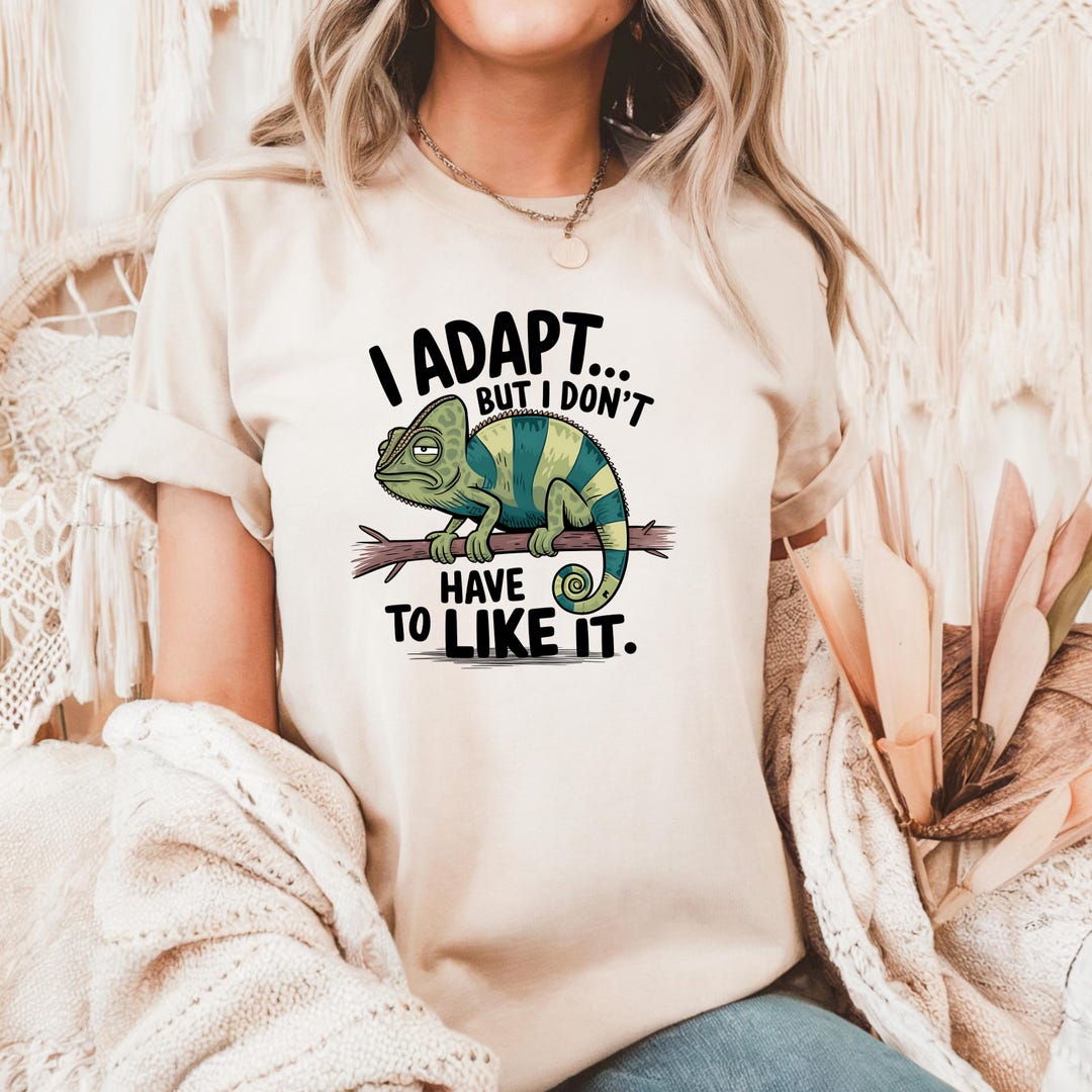 Funny Sarcastic Adulting T-shirt – Reluctant Adapter Soft Cotton Tee - Etsy