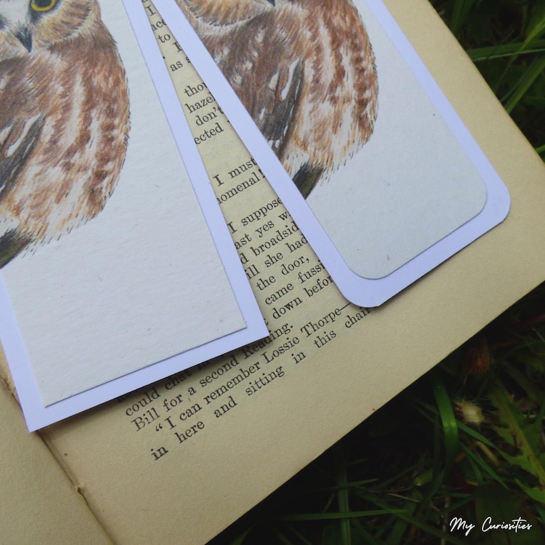 Bookmark Northern Saw-whet Owl - Etsy