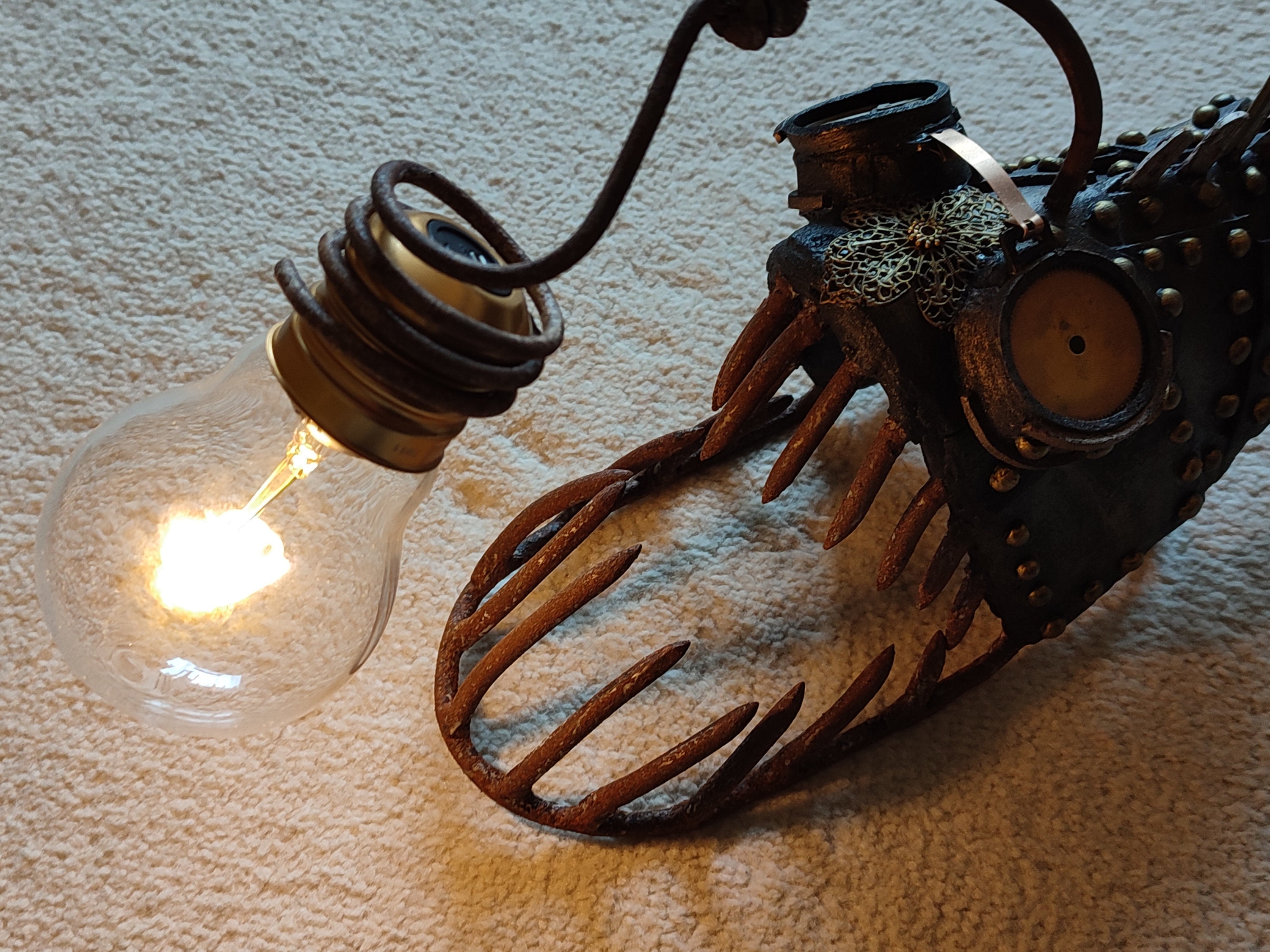 Steampunk Table Lamp - Etsy