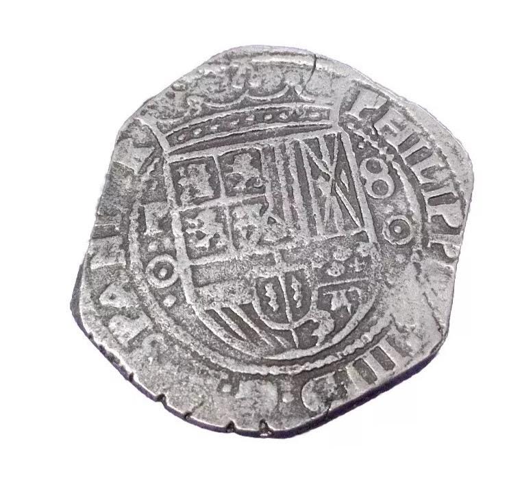 Real 925 Sterling Silver 1650 Spanish Cob 8 Reales Silver REPRO Coin - Etsy