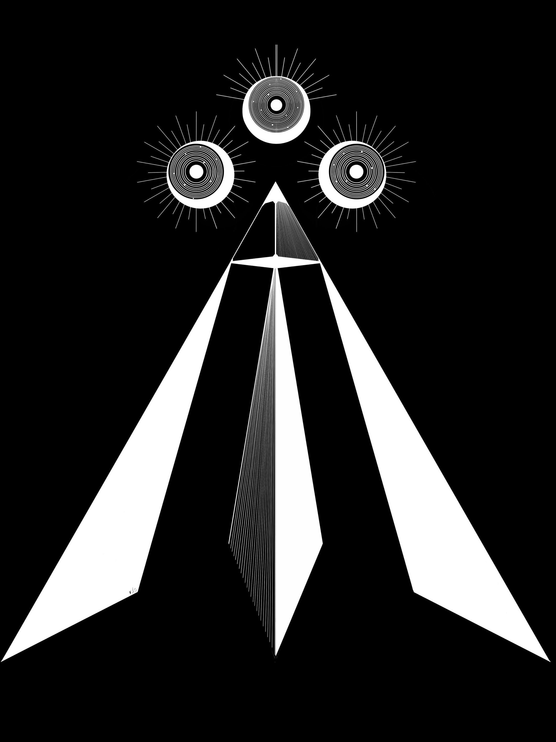 Celtic Symbol, Awen, Arwen, Three Rays, Hand Drawn, Illustration ...