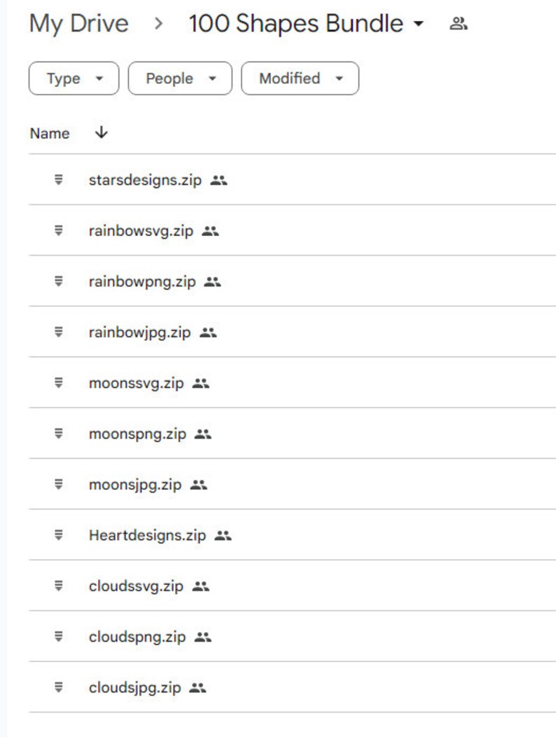 100 Shapes MEGA Bundle, Clip Art, Clouds, Moons Rainbows Hearts Stars ...