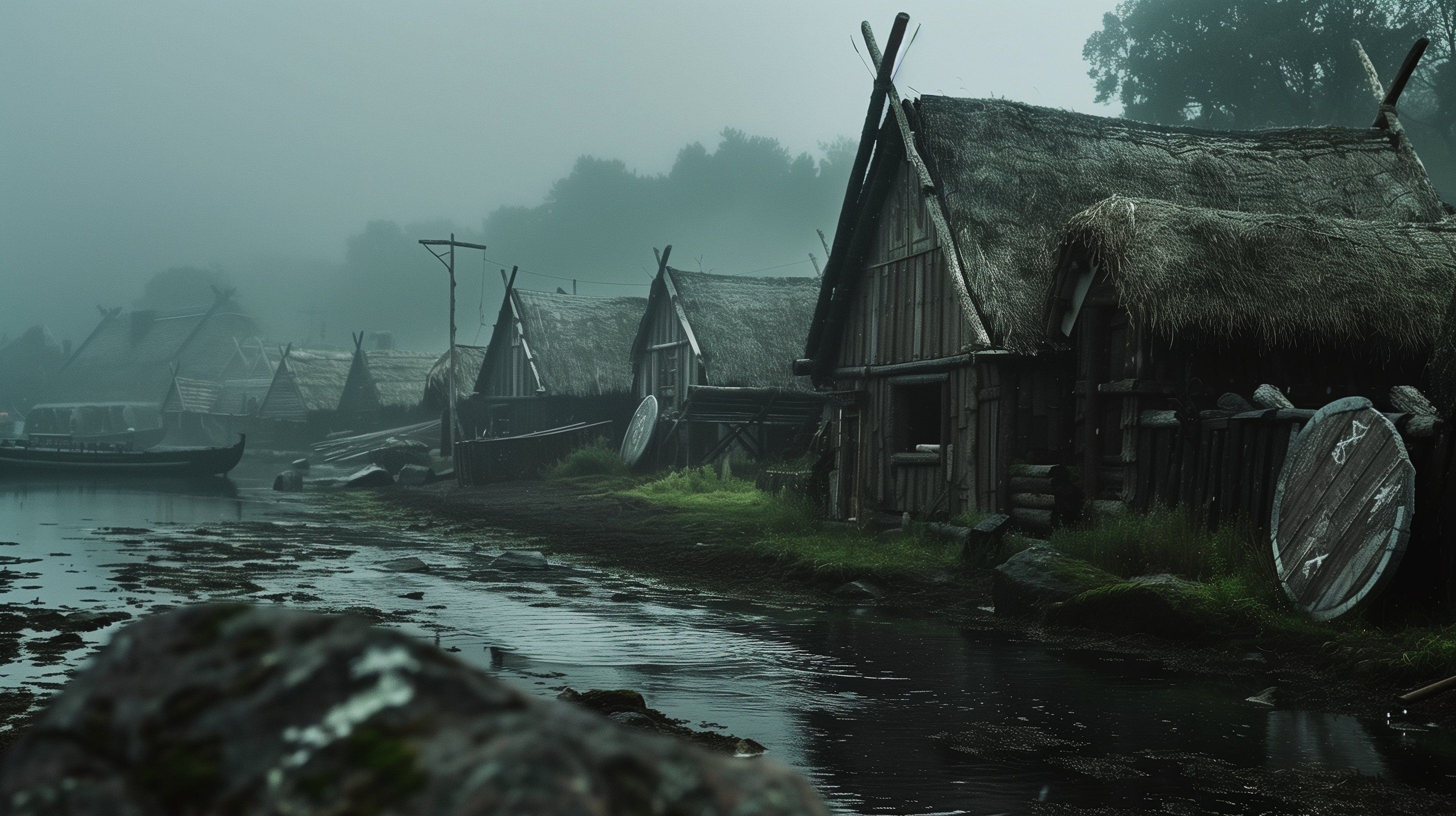 6 Viking Life Digital Artwork Bundle, Historical Art, Scandinavian ...