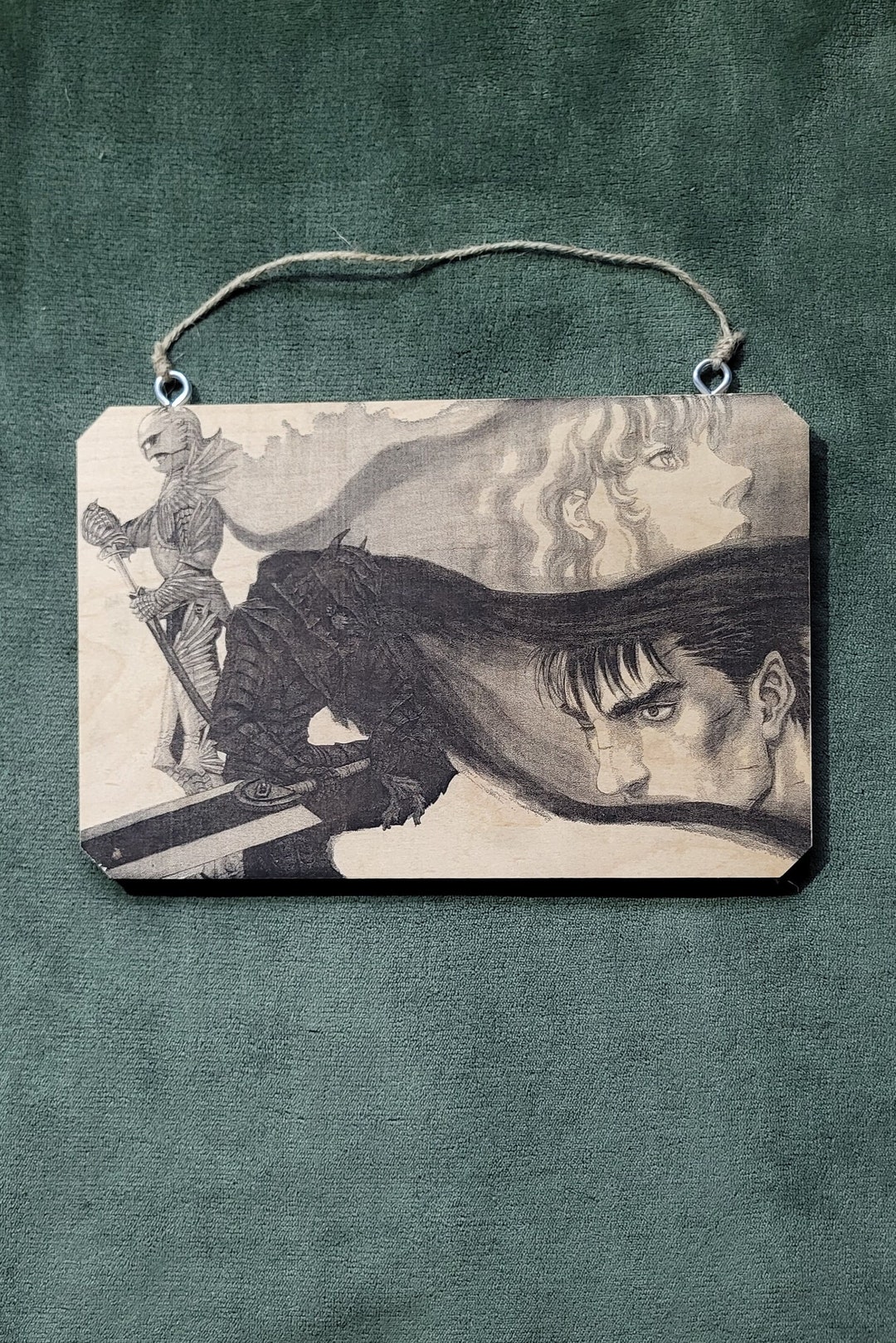 Berserk Wall Decor Guts and Griffith, Wall Mounted Engraving - Etsy
