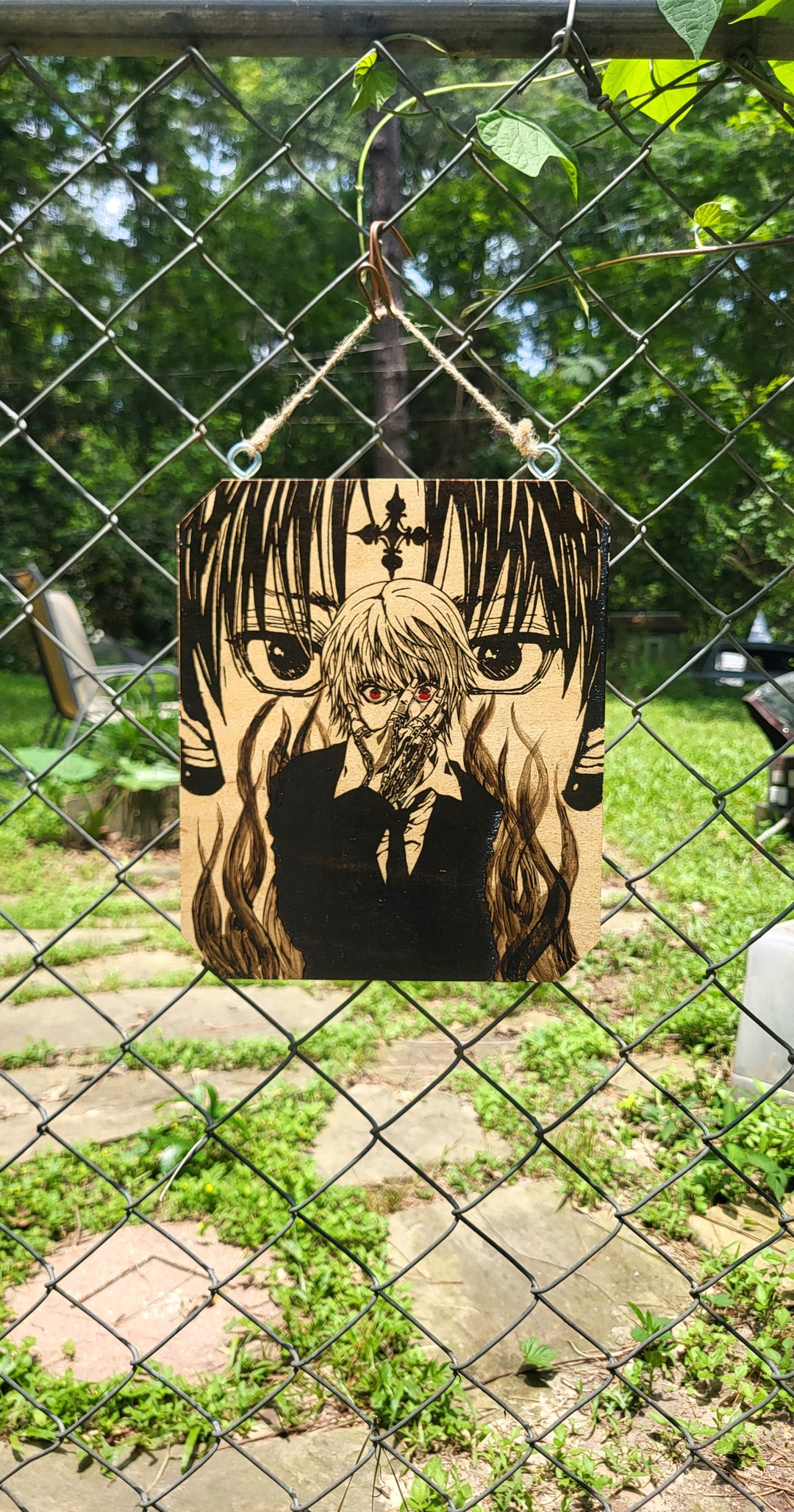 Custom Hunter X Hunter Laser Engraving Kurapika Hxh Manga Wall Art ...