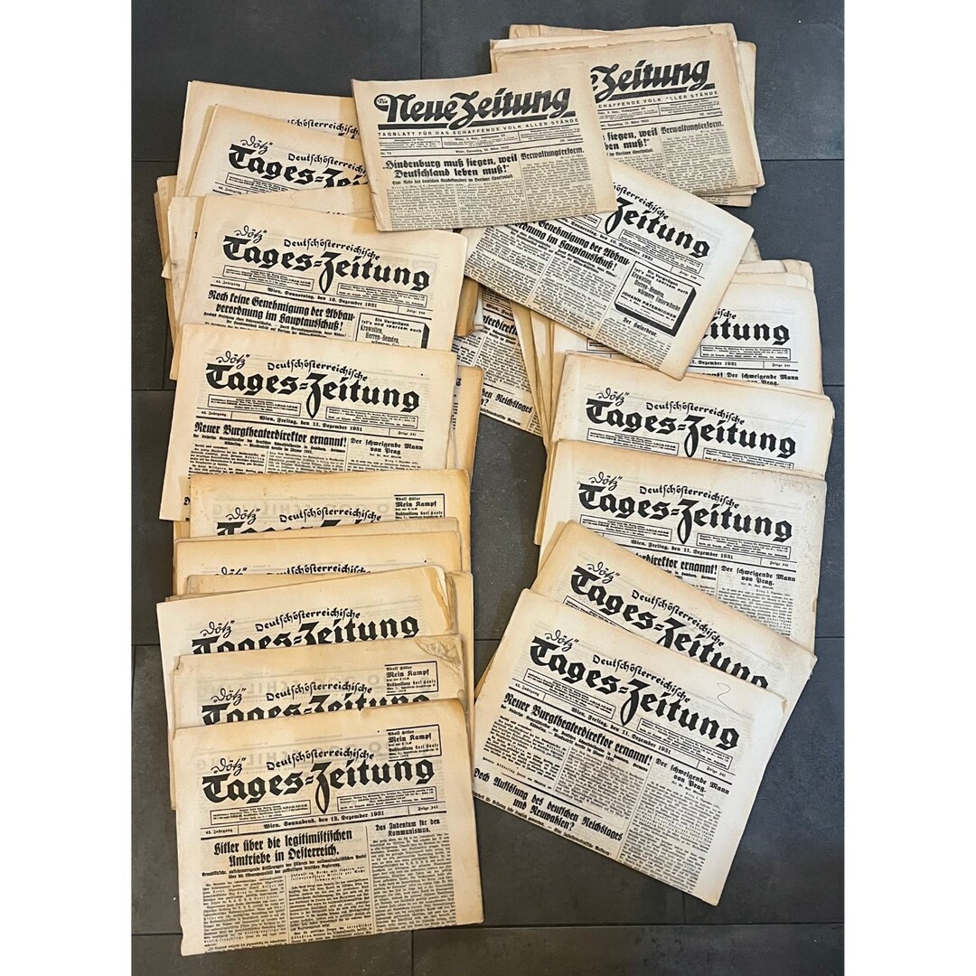 War Newspapers WW2 25 Newspapers WW2 - Etsy