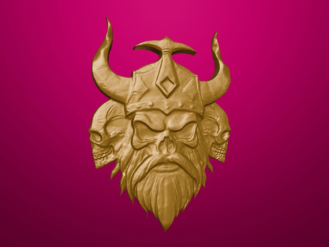 Viking Warrior Depth Map PNG & 3D STL Model for Aspire Artcam CNC ...
