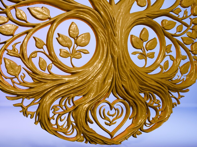 Tree of Life 3D STL Model for CNC, Aspire, Artcam, 3D Printer, Relief ...