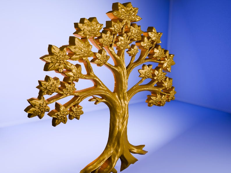 Tree of Life 3D STL Model for Artcam, 3D Printer, CNC Relief ...