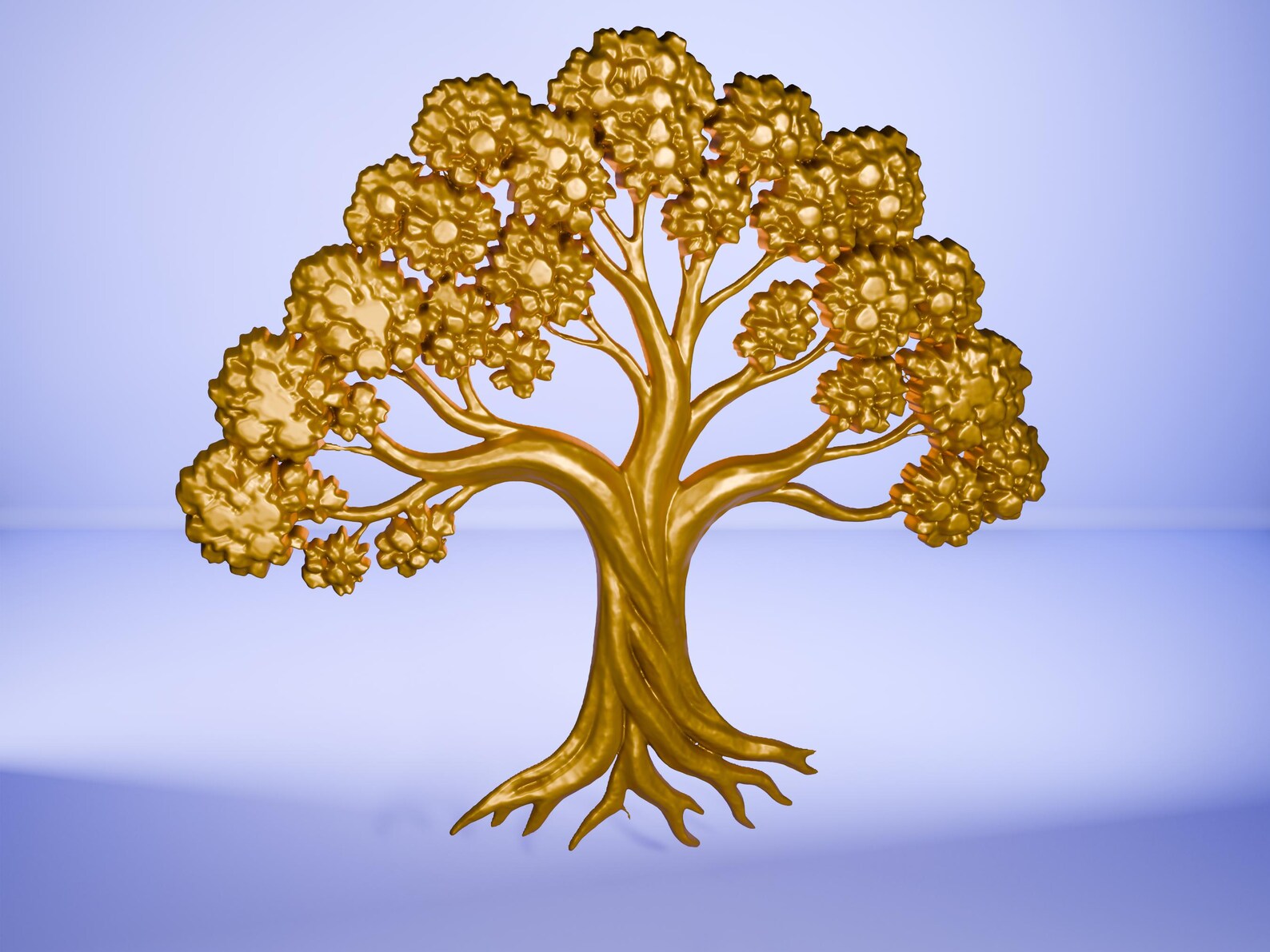 Tree of Happiness 3D STL Model for Artcam, 3D Printer, CNC Relief ...