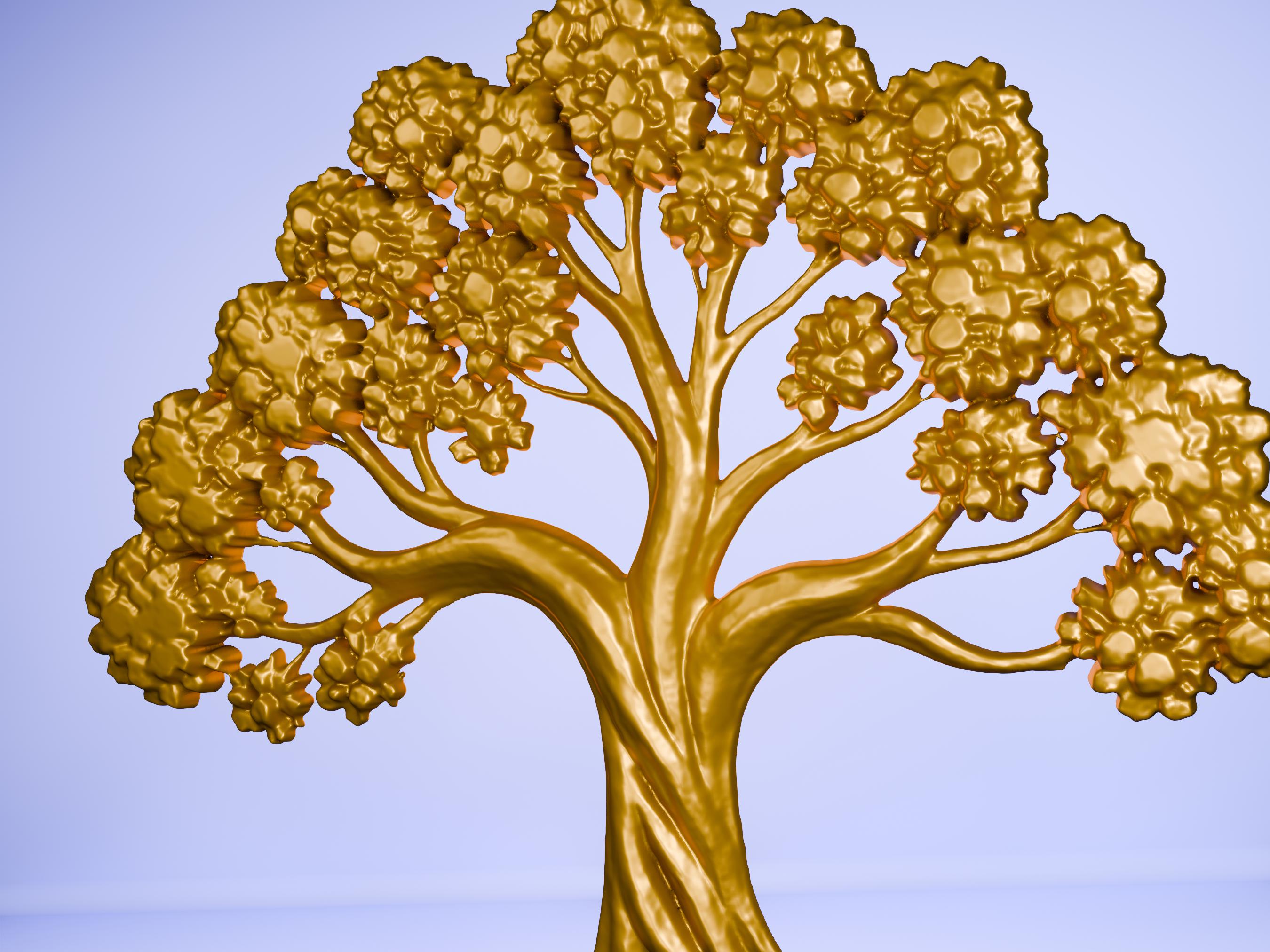 Tree of Happiness 3D STL Model for Artcam, 3D Printer, CNC Relief ...