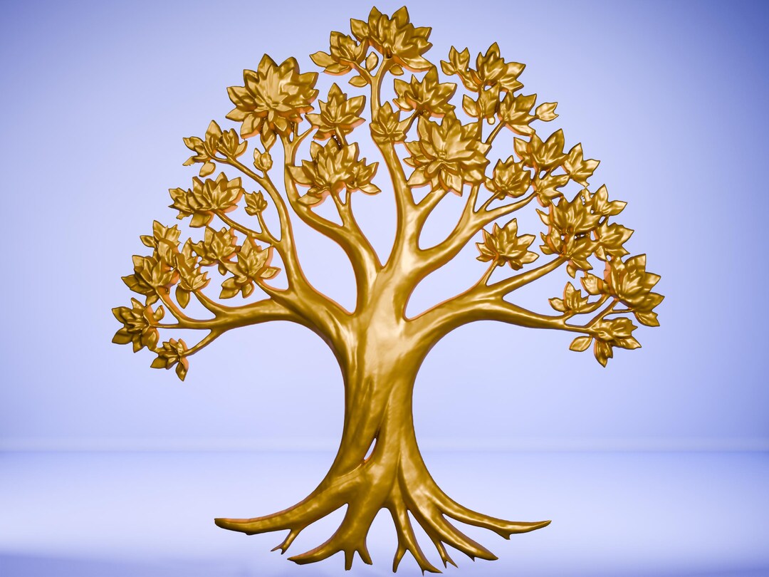 Buy Tree of Happiness 3D STL Model for Artcam, 3D Printer, CNC Relief ...