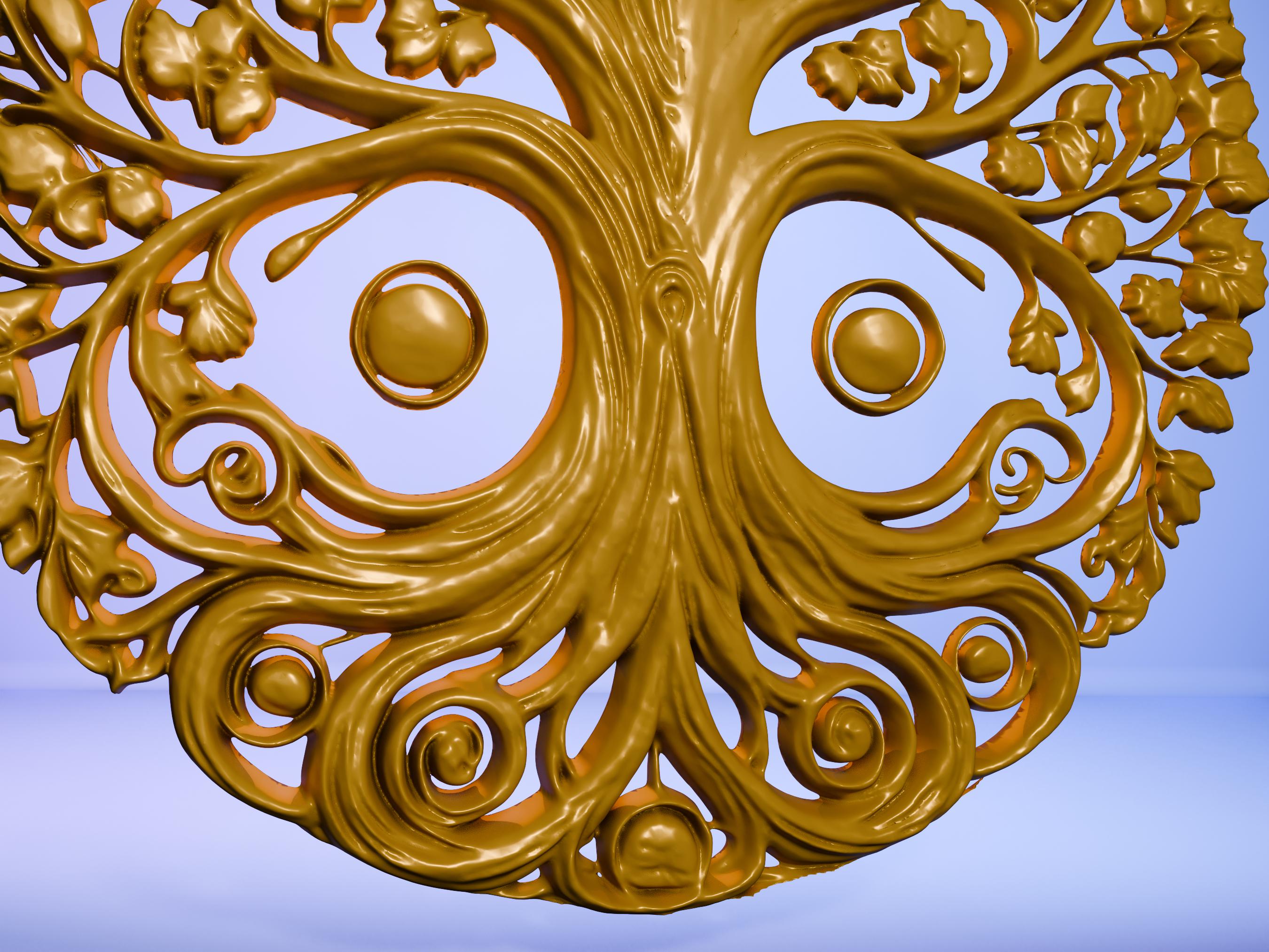 Tree of Life 3D STL Model for CNC, Aspire, Artcam, 3D Printer, Relief ...