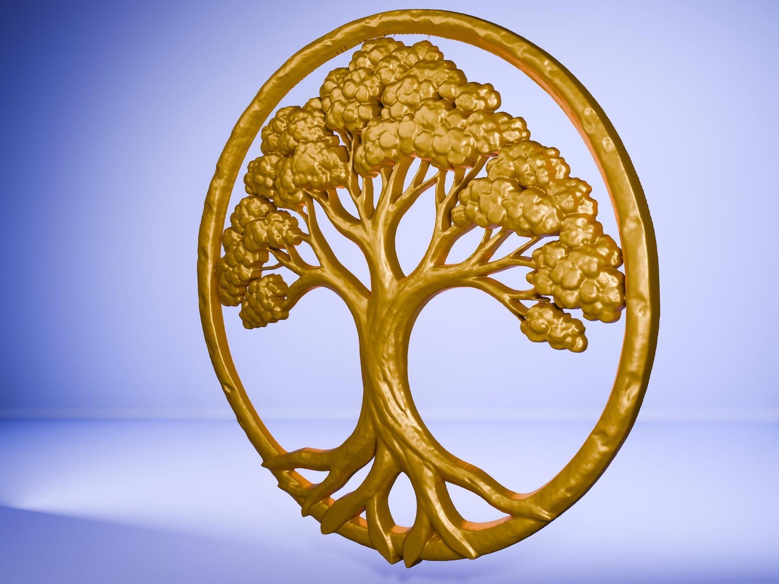 Tree of Life 3D STL Model for 3D Printing, CNC Relief, Woodworking ...