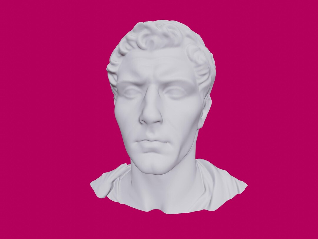 Domitian | Roman Emperor STL File | Detailed 3D Model for 3D Printing ...