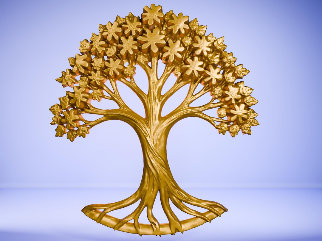 Tree of Life 3D STL Model for Artcam, 3D Printer, CNC Relief ...