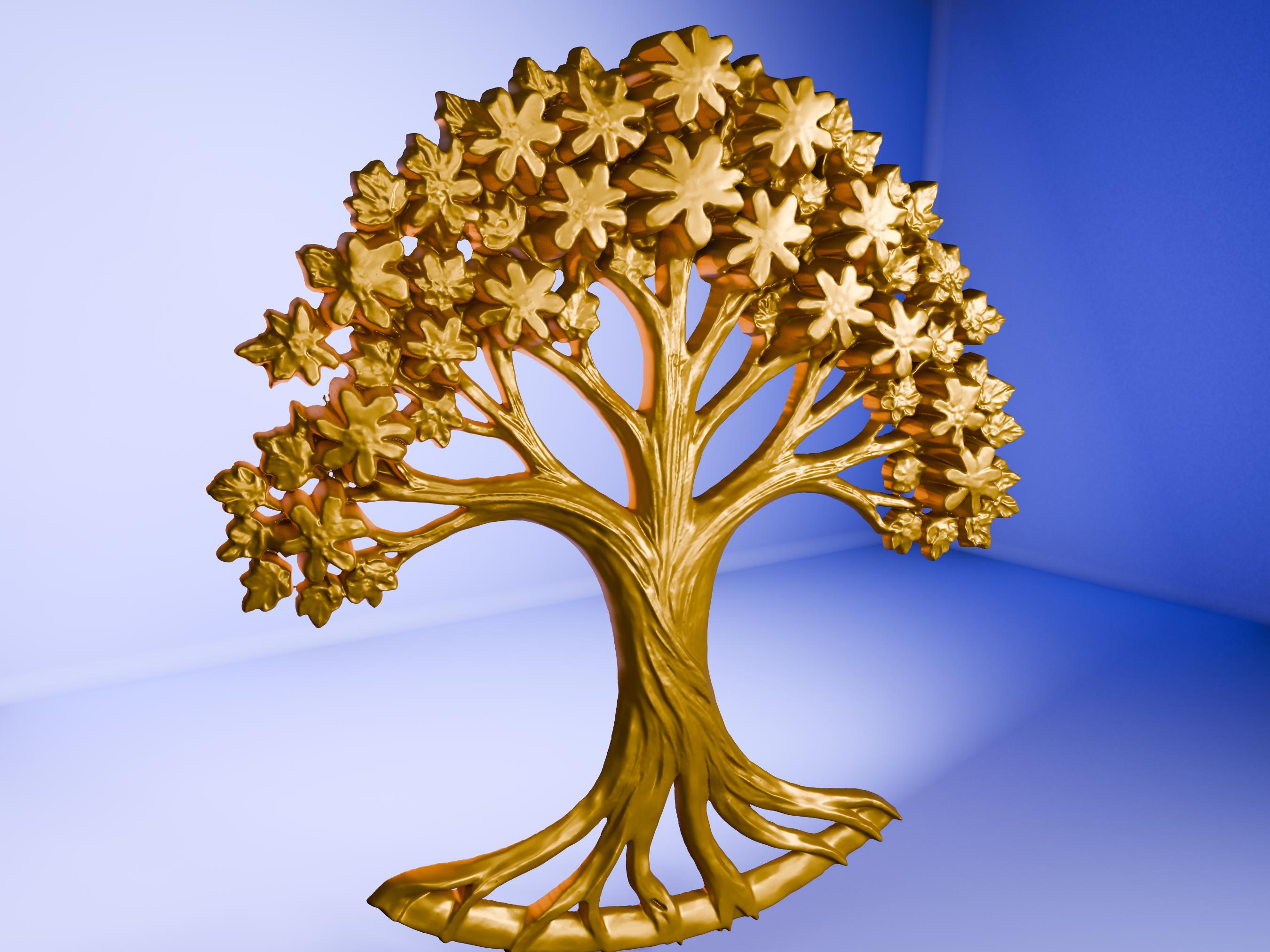 Tree of Life 3D STL Model for Artcam, 3D Printer, CNC Relief ...