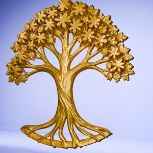 Tree of Life 3D STL Model for Artcam, 3D Printer, CNC Relief ...