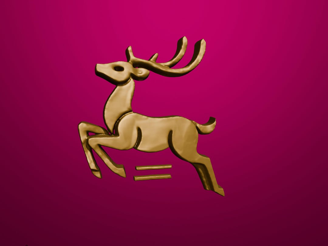 3D STL Moving Reindeer Model Christmas Decoration, CNC Relief, Wood and ...