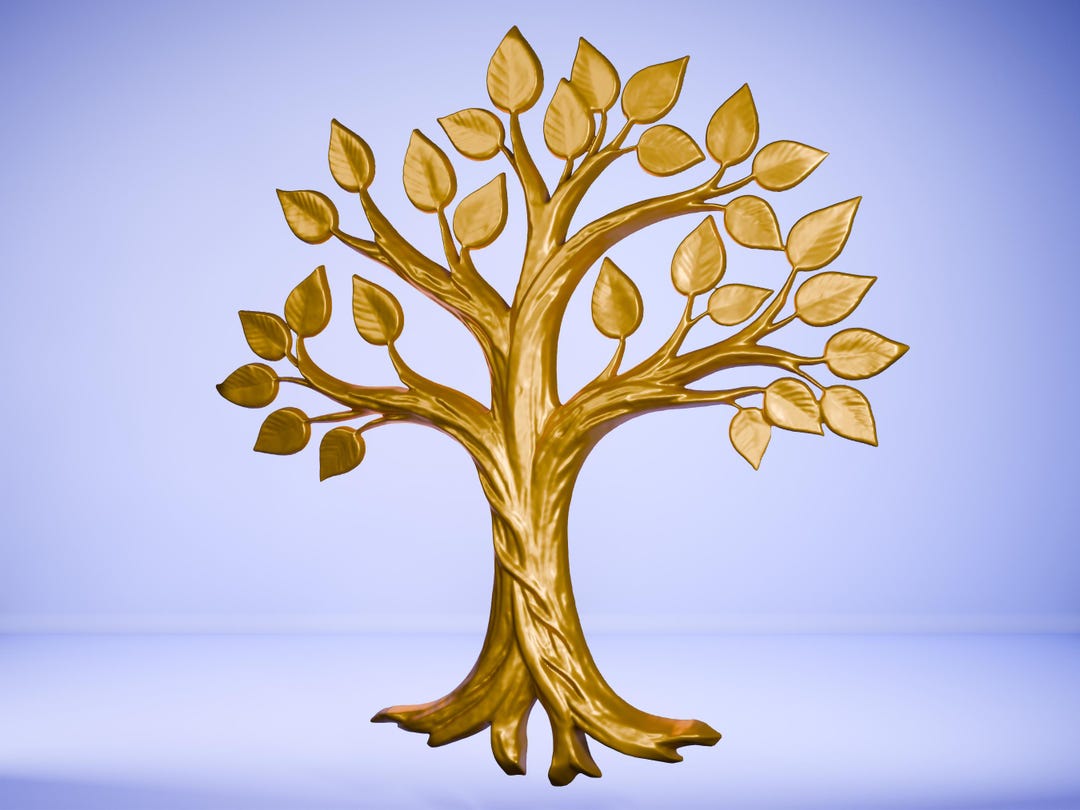 Tree of Life 3D STL Model for Artcam, 3D Printer, CNC Relief ...