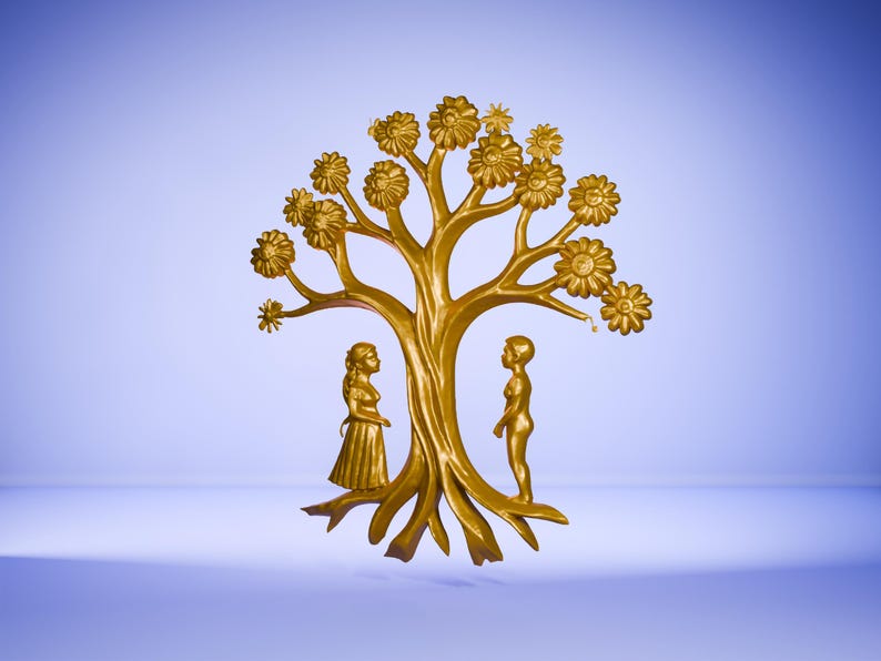 Tree of Life With Chldren 3D STL Model for Artcam, 3D Printer, CNC ...