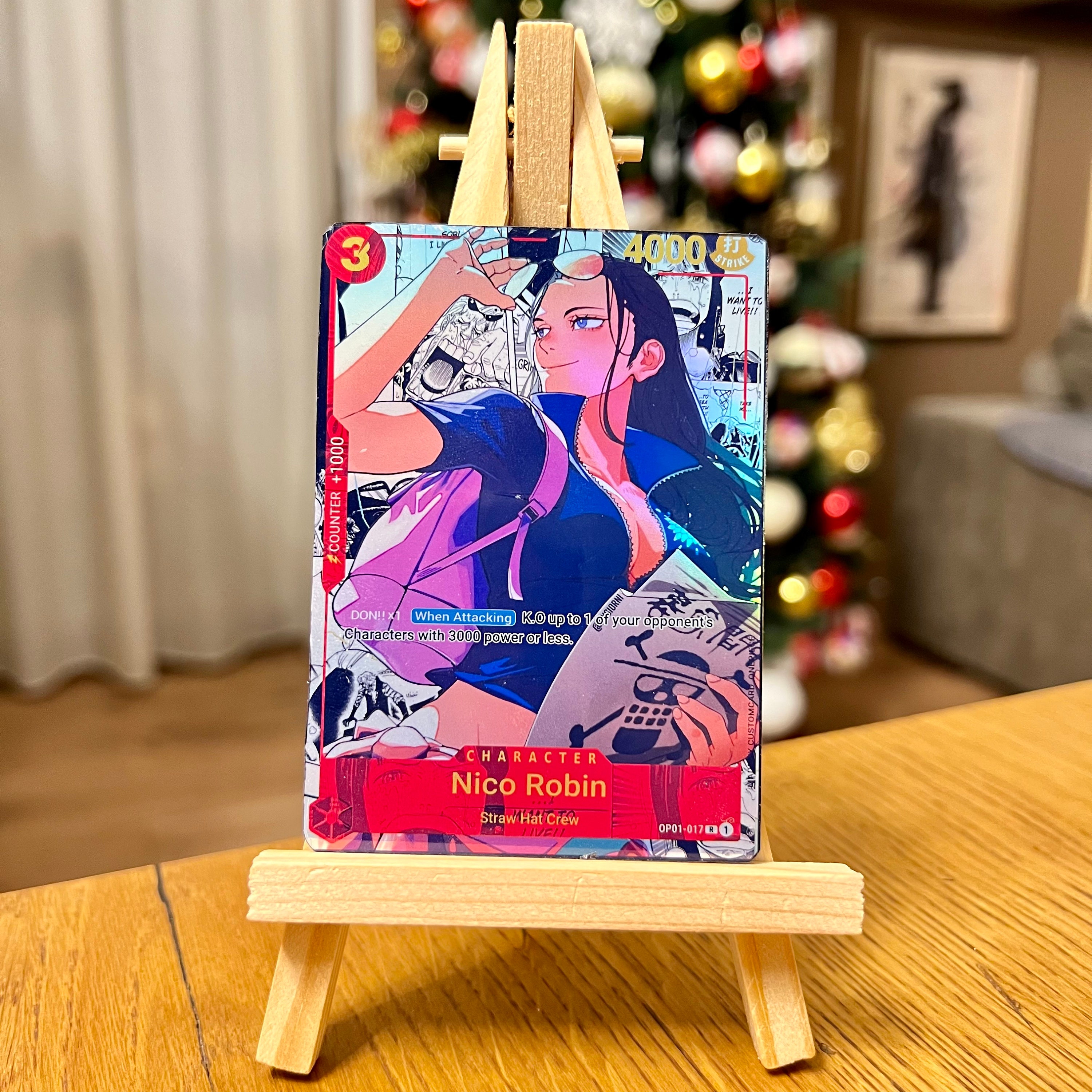 Nico Robin Card One Piece Custom - Etsy