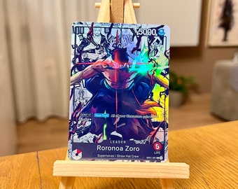 Custom Golden Metal Zoro Leader Card OP01-001L One Piece TCG - Etsy