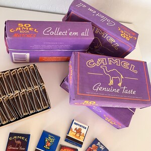 Vintage Box of 50 Original Camel Matches Collectable Matchbooks ...