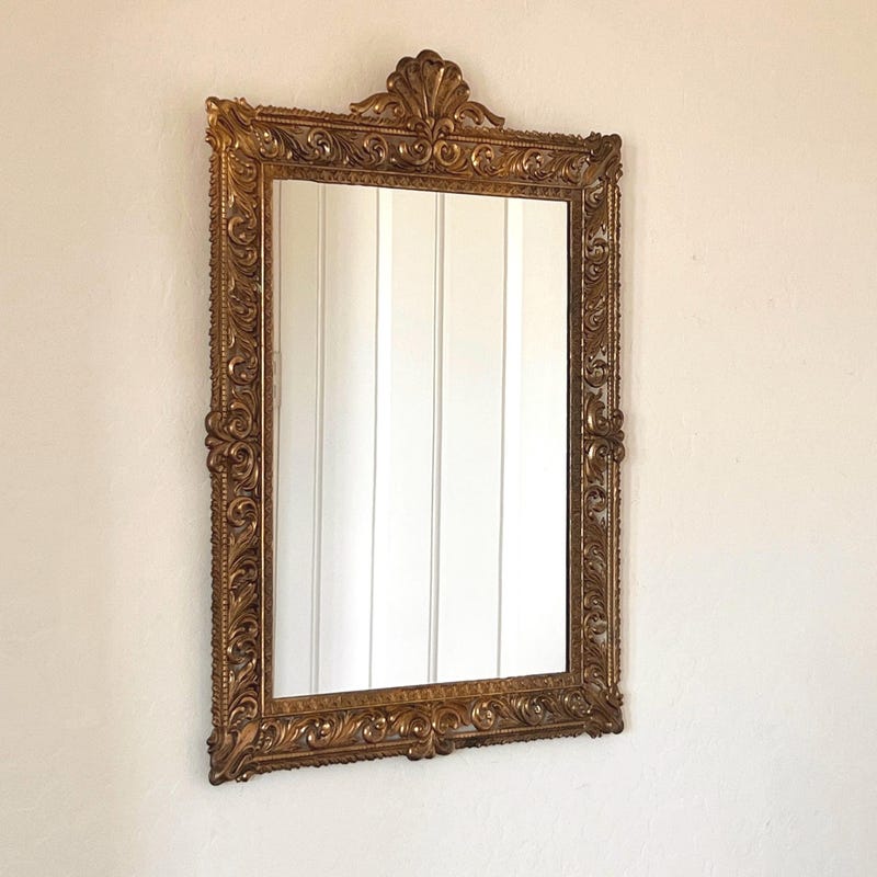 Antique Gold Mirrors - Etsy