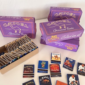 Vintage Box of 50 Original Camel Matches Collectable Matchbooks ...