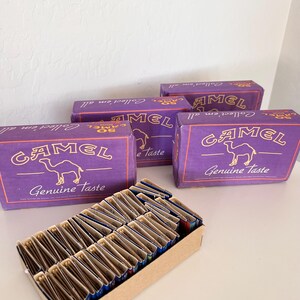 Vintage Box of 50 Original Camel Matches Collectable Matchbooks ...