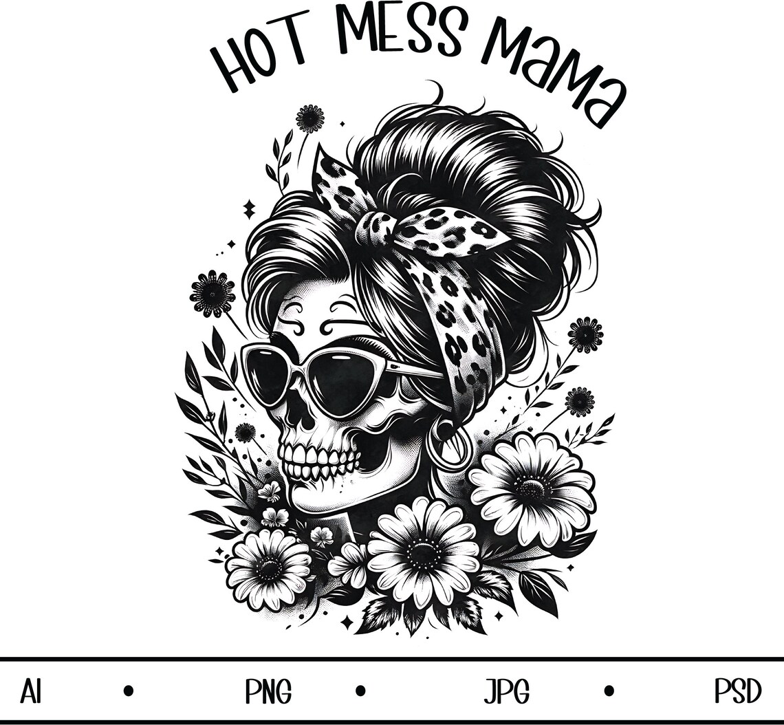 Mom Life Hot Mess Mama Png Mom Life Png Messy Bun Mom Life Messy