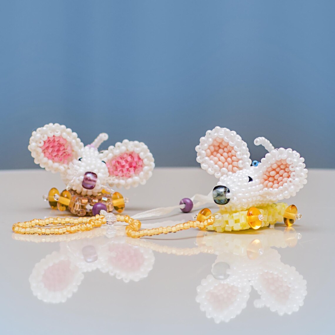 Beaded Mouse Pattern | DIY Bead Weaving Tutorial | PDF Beading ...