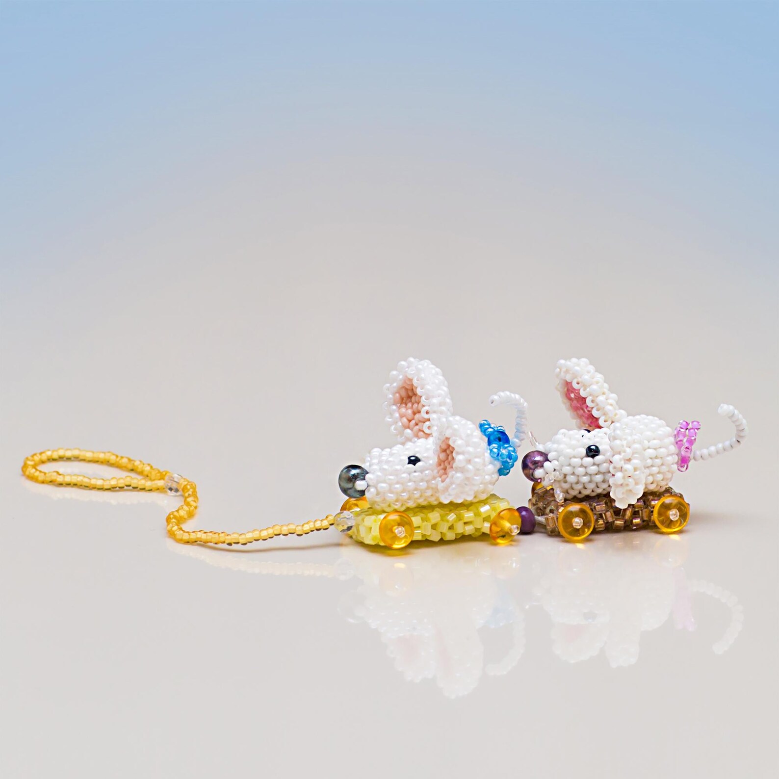 Beaded Mouse Pattern | DIY Bead Weaving Tutorial | PDF Beading ...