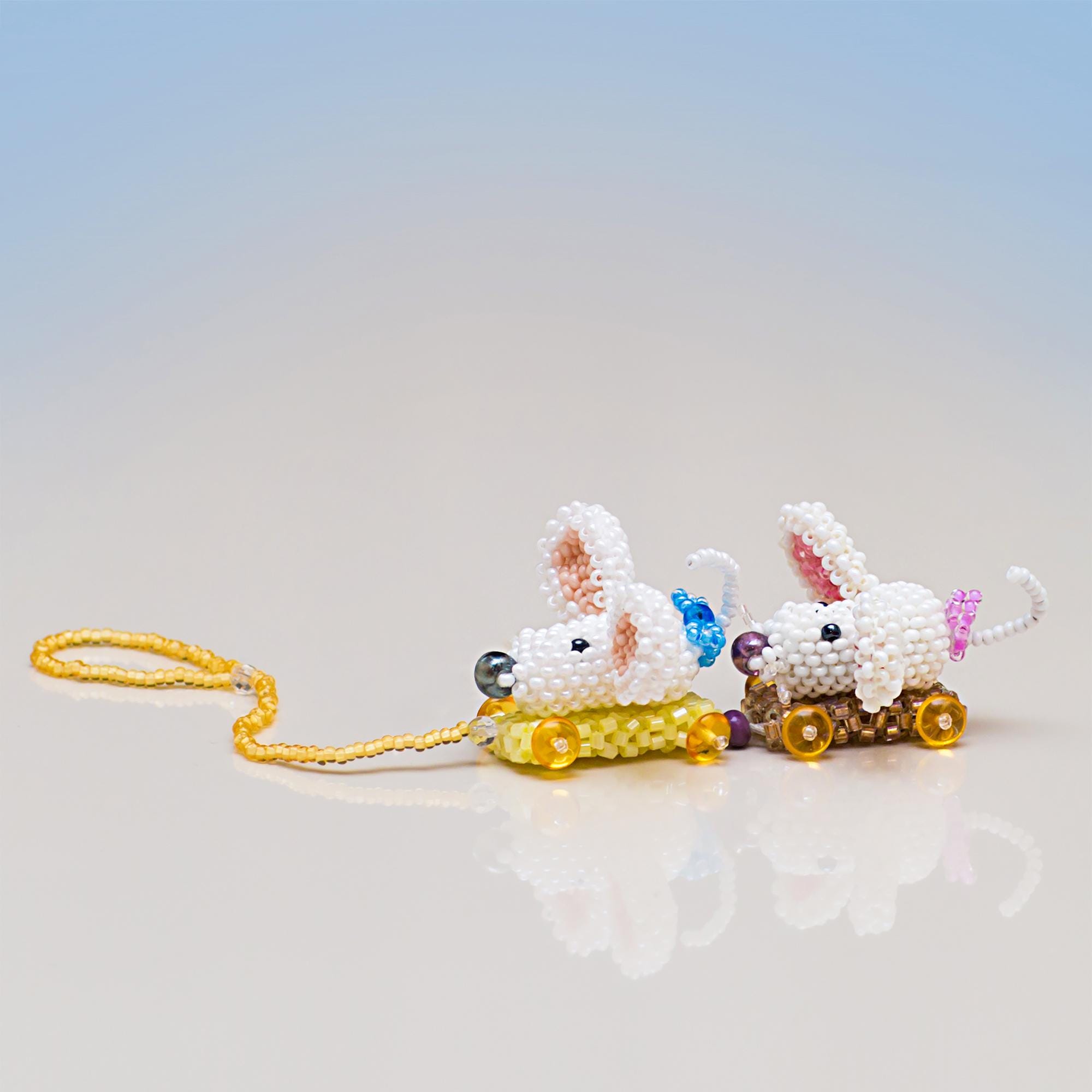 Beaded Mouse Pattern | DIY Bead Weaving Tutorial | PDF Beading ...