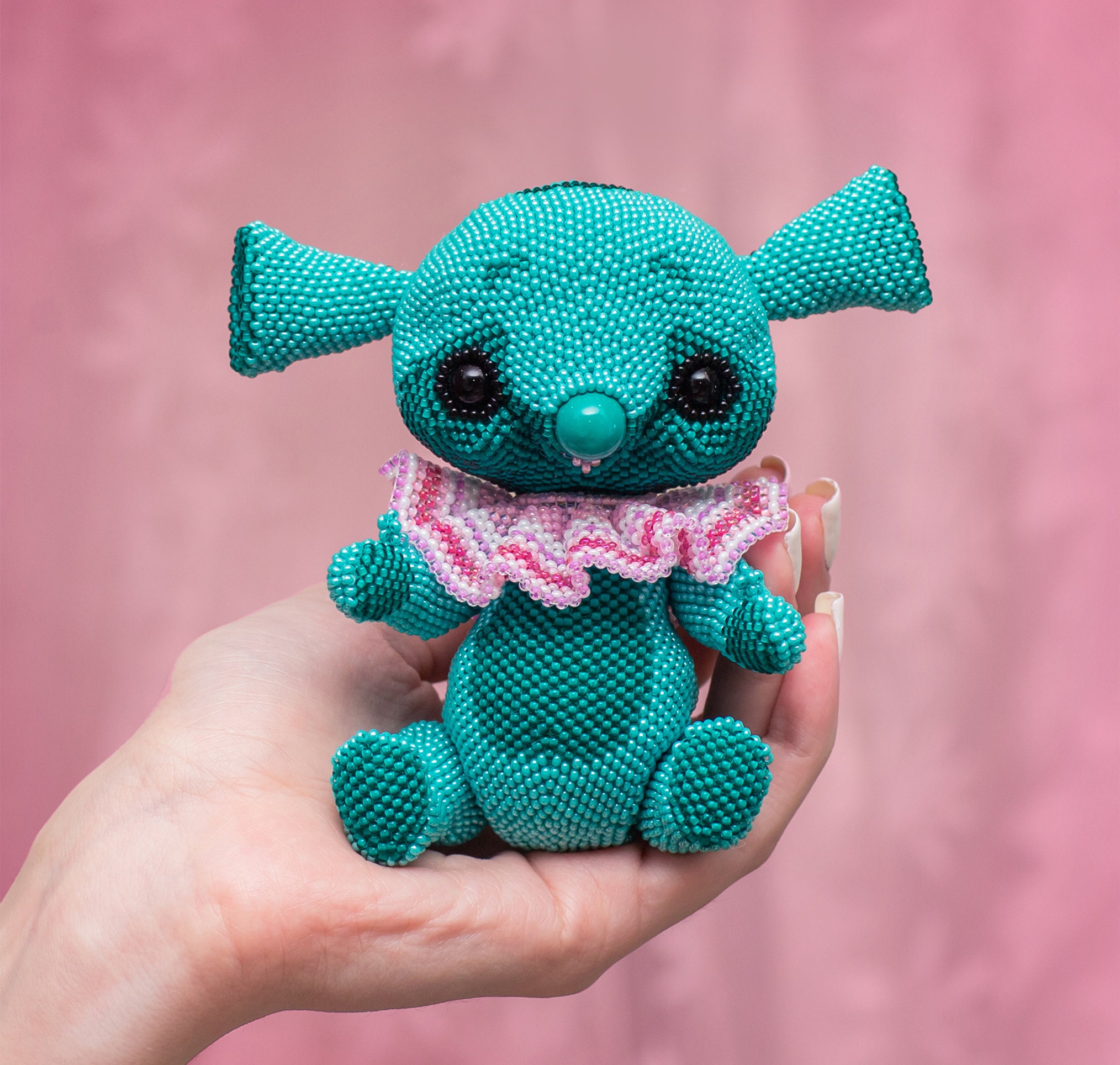 Beading Tutorial Alien | PDF Pattern Geometric Peyote Stitch | DIY - Etsy