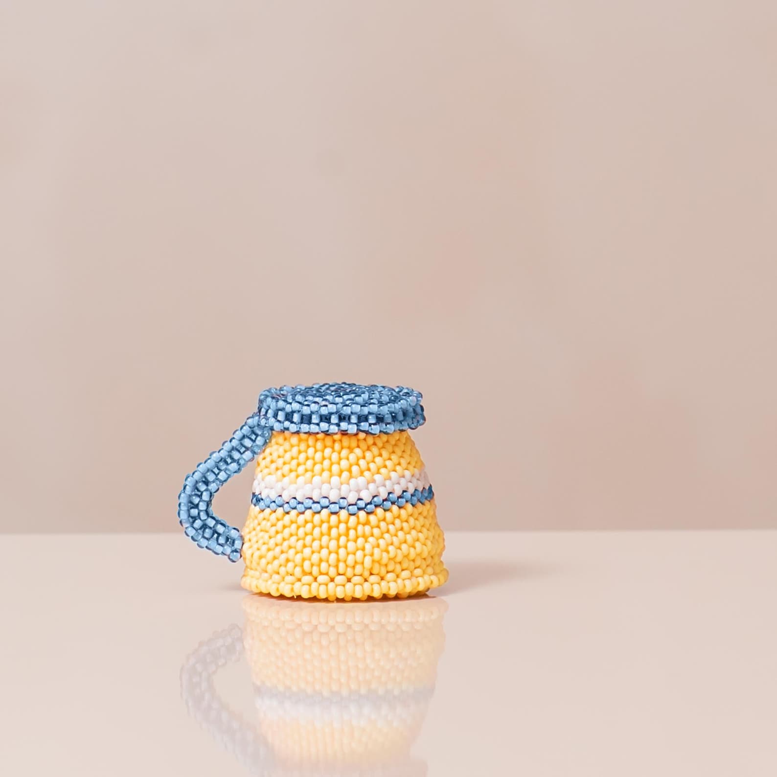 Beaded Coffee Cup Pattern – Easy Peyote Stitch Miniature Tutorial – DIY ...
