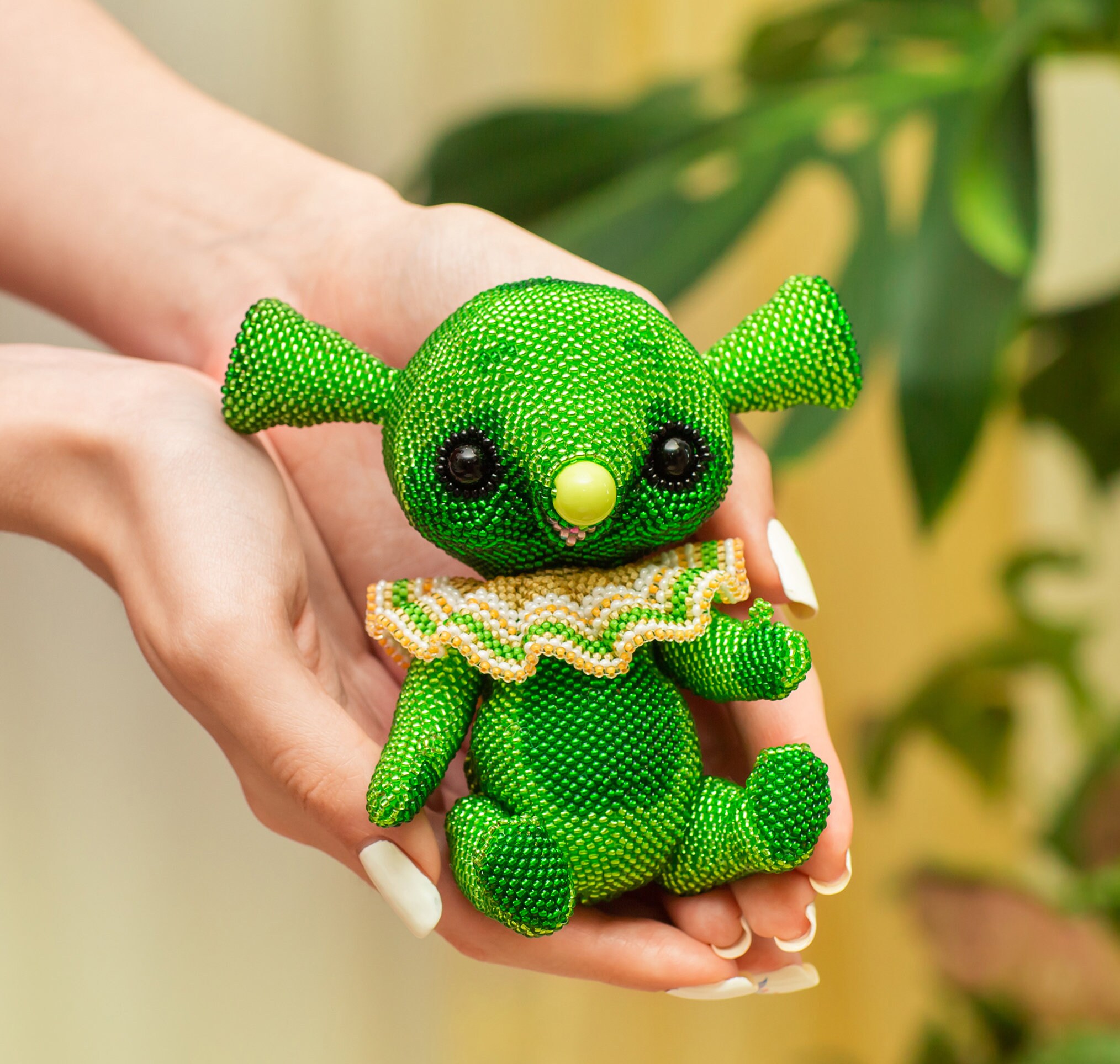 Beading Tutorial Alien | PDF Pattern Geometric Peyote Stitch | DIY - Etsy