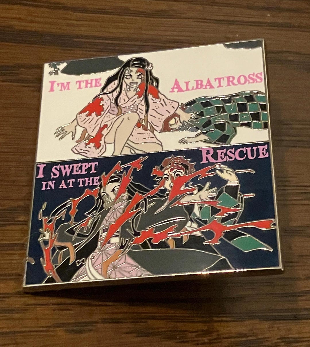 Demon Slayer Nezuko the Albatross Pin the Tortured Poets Department ...