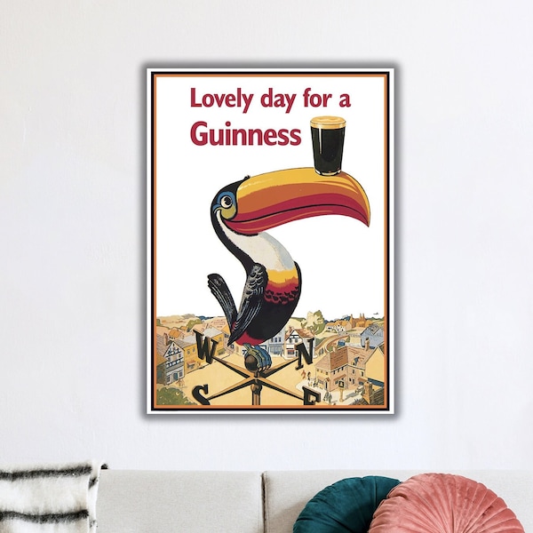 Vintage Guinness Poster Framed - Etsy