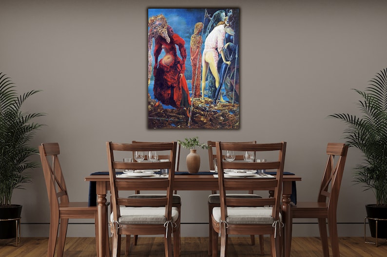 Max Ernst, the Antipope, Surrealist Canvas Print - Etsy