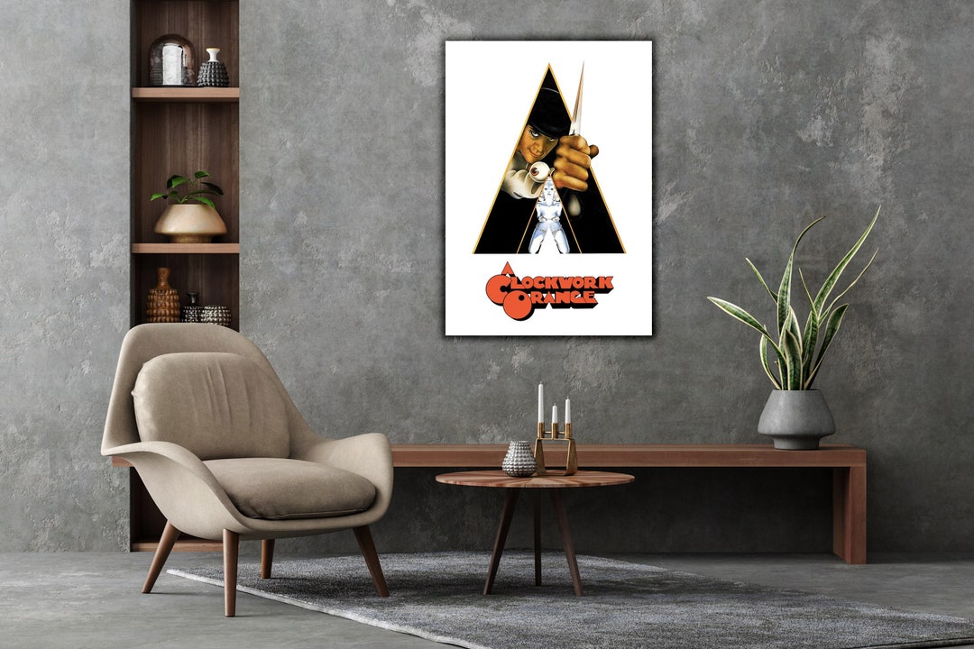 A Clockwork Orange Movie Poster, Clockwork Orange Movie Canvas Print, Clockwork Orange, Anthony ...
