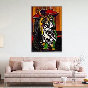 The Weeping Woman by Pablo Picasso, Cubism Master Picasso Artwork, Home ...