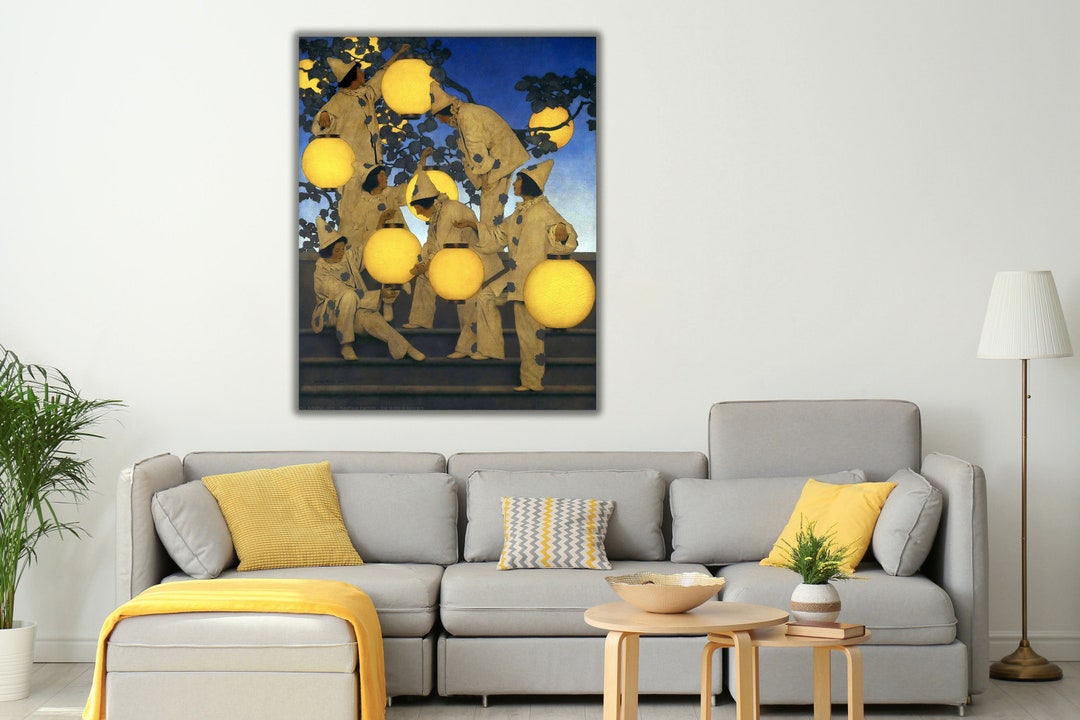 Maxfield Parrish the Lantern Bearers Artwork, the Lantern Bearers ...