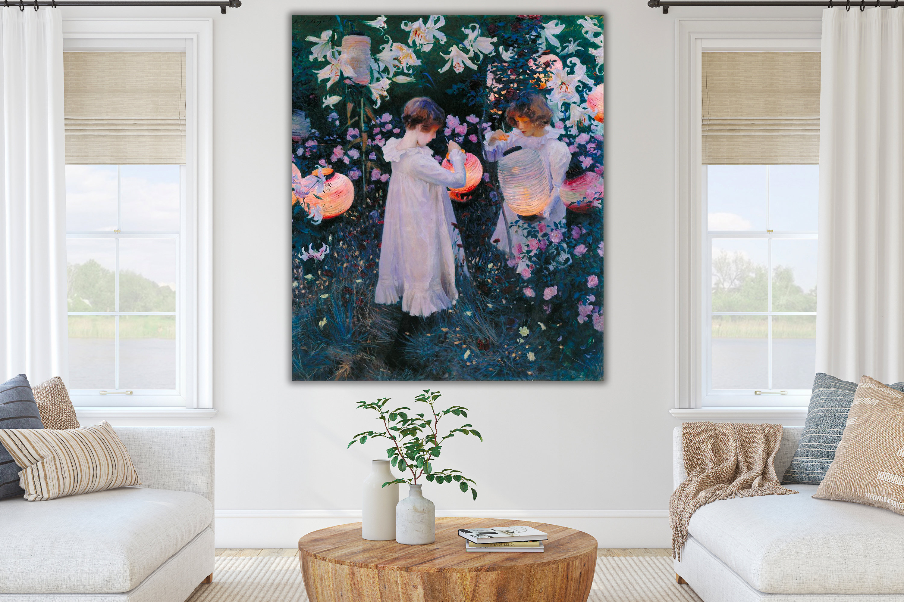 John Singer Sargent Artwork, Carnation, Lily, Lily, Rose Canvas Print ...