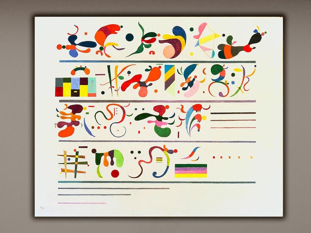 Kandinsky Succession Print, Geometric Abstract Expression, Modern Art ...