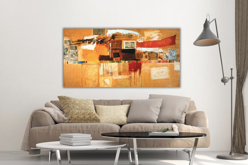 Robert Rauschenberg Rebus Pop Art Canvas, Abstract Artwork - Etsy