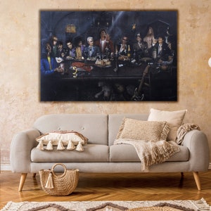 The Last Supper Rock & Roll Version Poster, the Last Supper Canvas ...